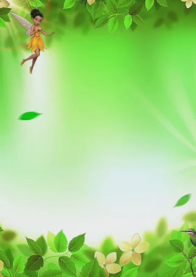 Tarjeta invitacion tematica Campanita o Tinkerbell – invitacionesygni