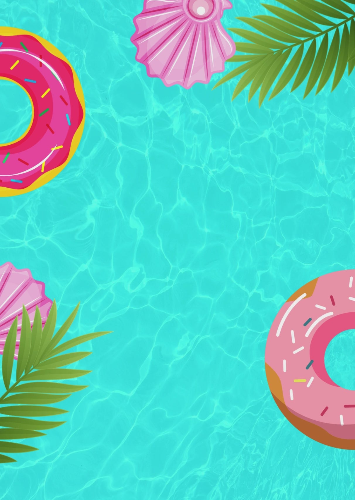 Tarjeta invitación temática Pool Party – invitacionesygni